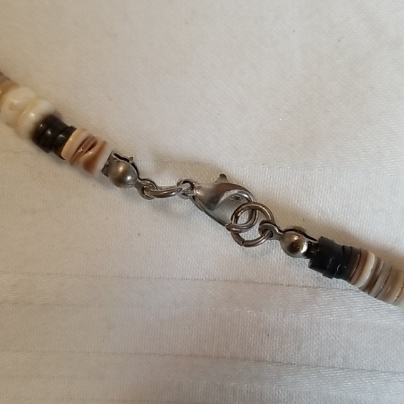 Accessories | Puka Shell Black White Brown Necklace | Poshmark